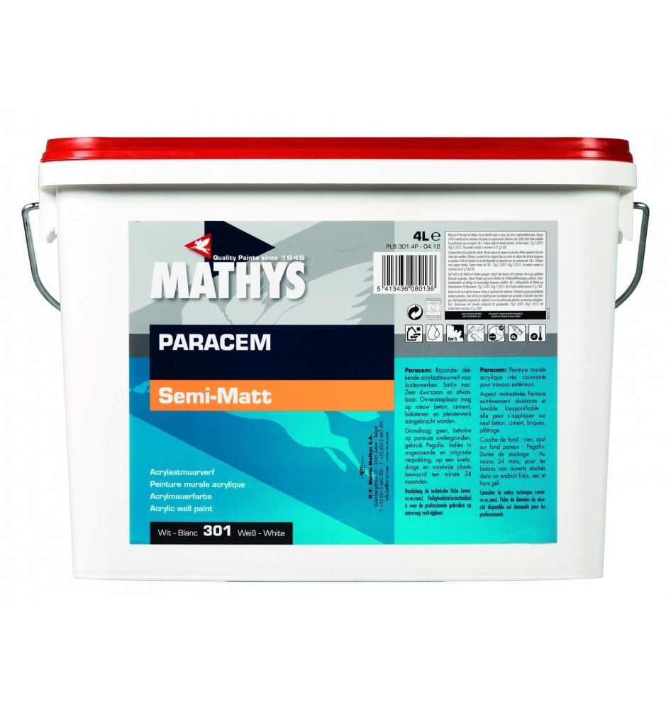 Mathys Paracem Semi-matt BLANC
